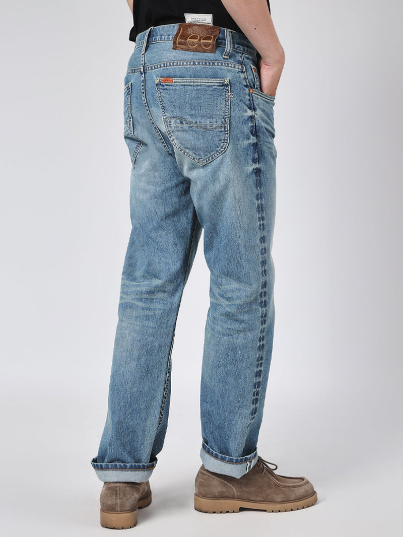 กางเกงยีนส์ผู้ชาย คอลเลคชั่น 101 DEAN FIT เอวกลาง ทรงตรง สียีนส์อ่อน ...