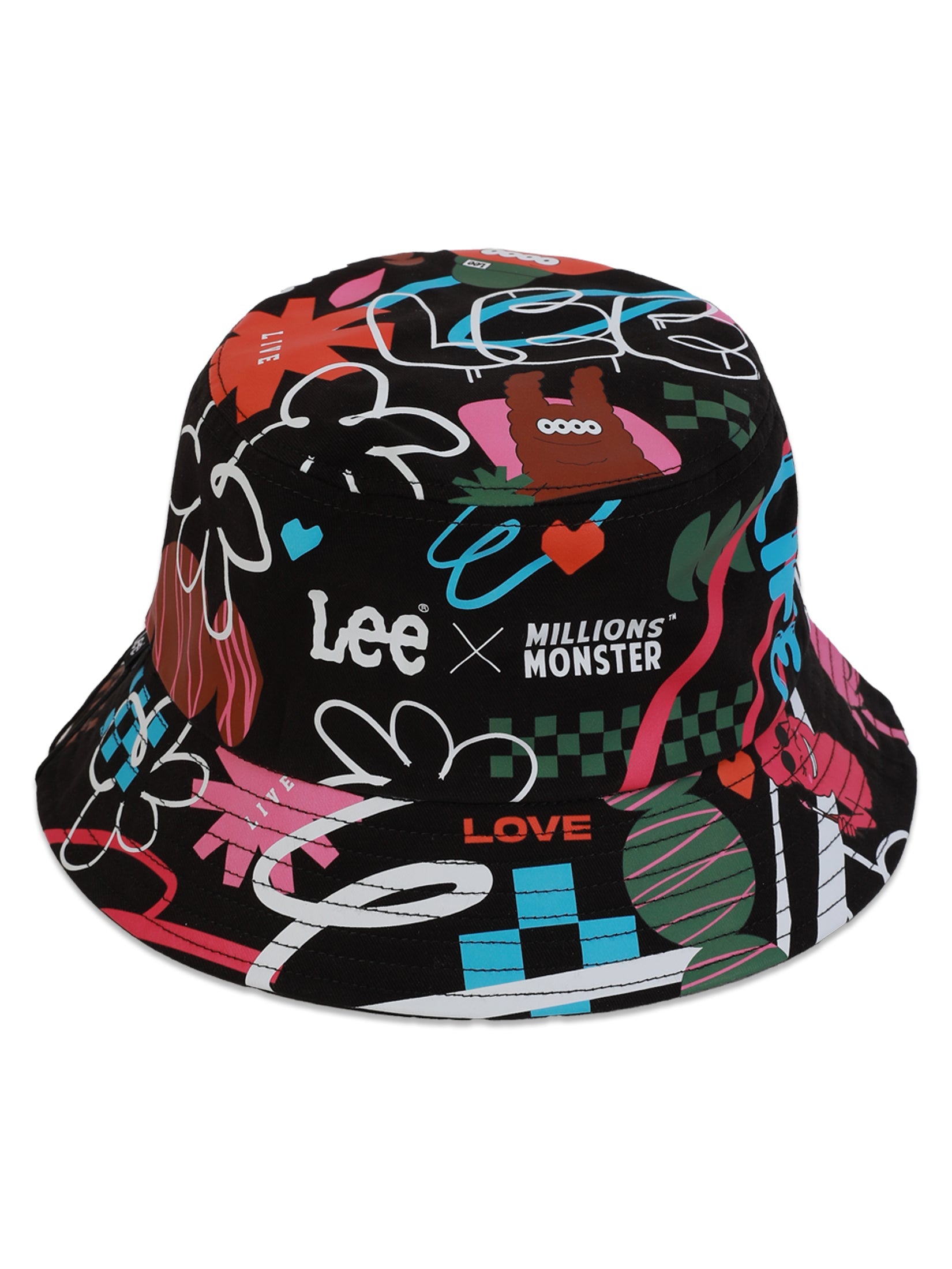 LEE X MILLIONSMONSTER COLLECTION MEN'S BUCKET HAT BLACK – Lee Thailand